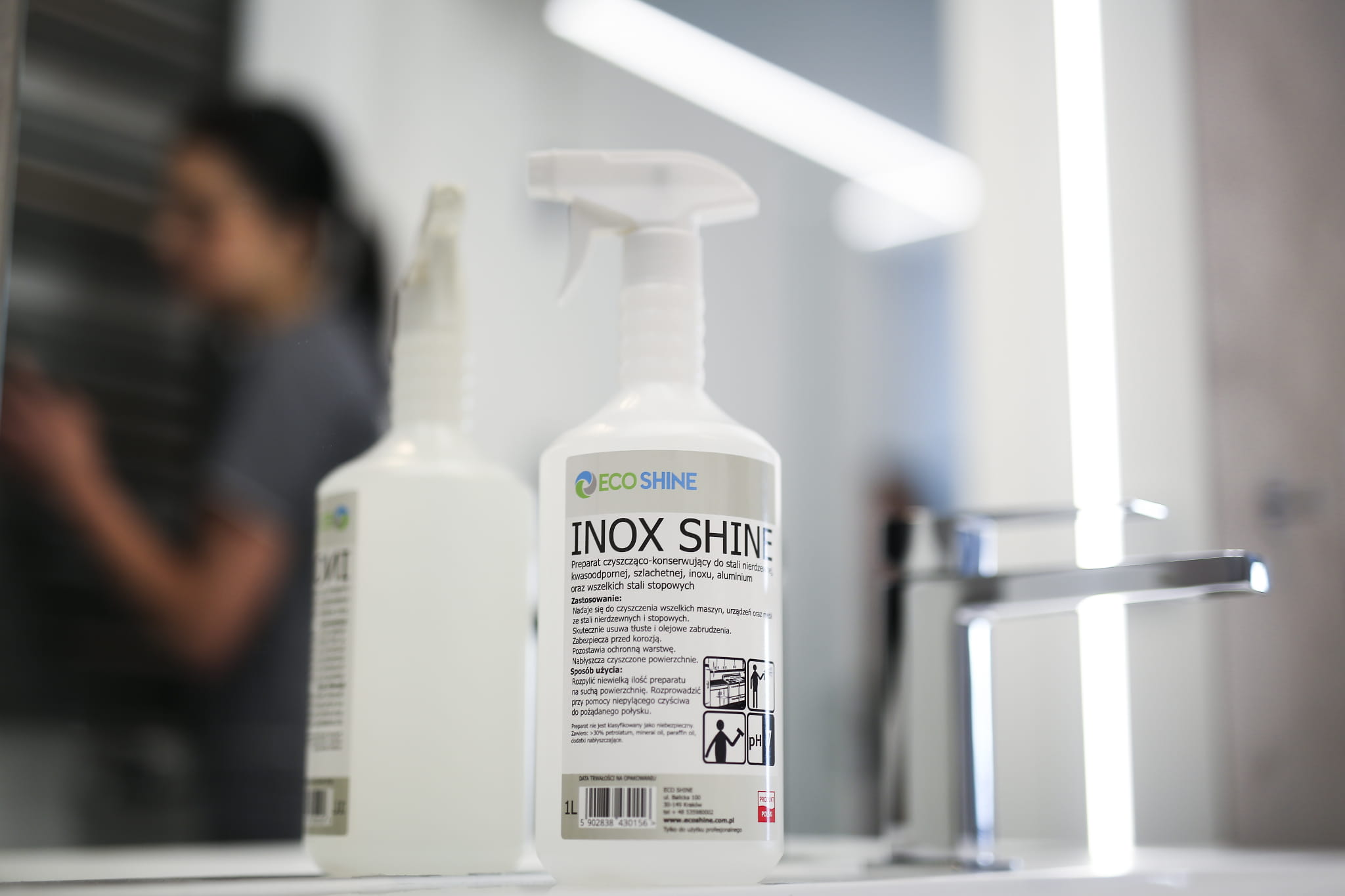 Inox shine 1l olejowy preparat czyszczący do stali nierdzewnej Sklep ...